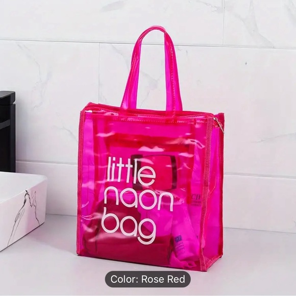 Bags | Transparent Tote Bag | Poshmark